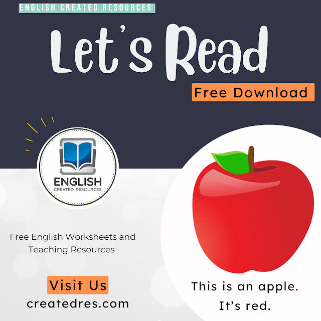 Let's Read Part One - English Created Resources