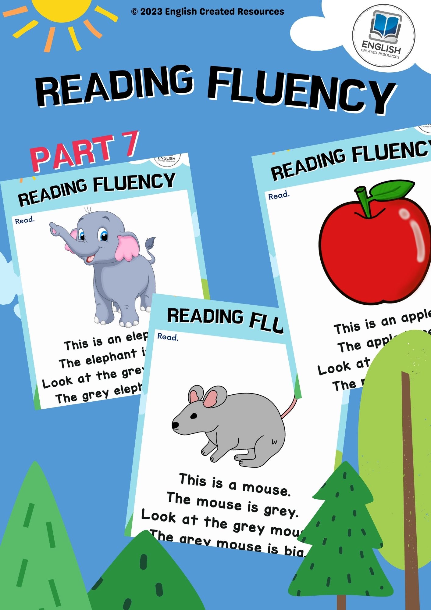 Reading Fluency Part 7 English Created Resources
